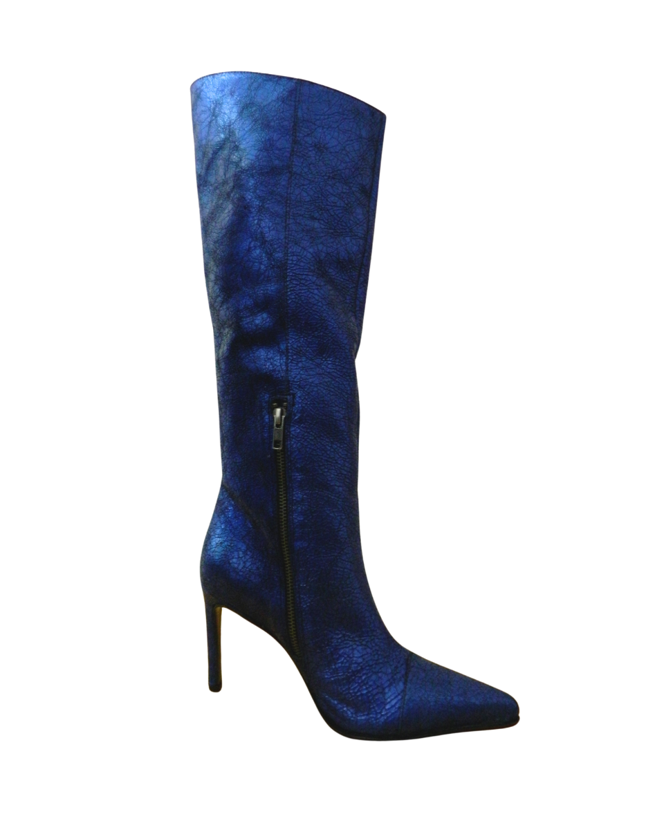 Botas Sarkany azules caña alta T.37 - Giros de la Moda