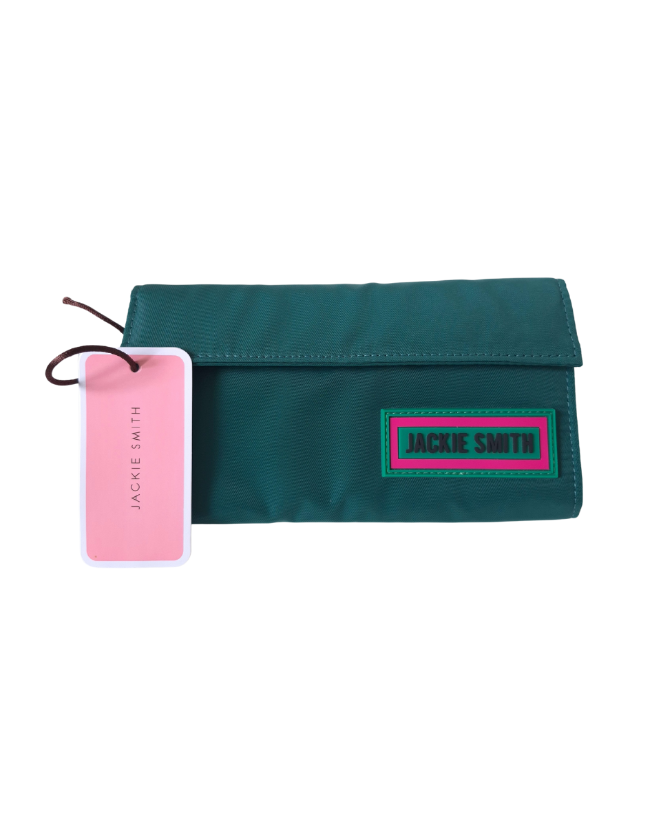Billetera Jackie Smith Dear Verde con Etiqueta - Giros de la Moda